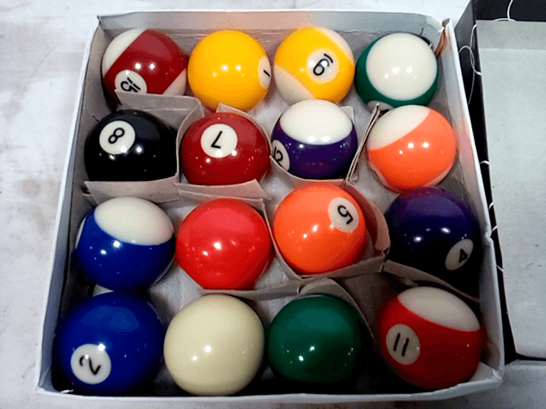 Standard Pool Table Snooker Billiard Ball Set, Multi-Color - Dutch Goat