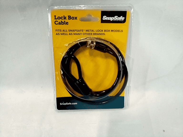SnapSafe 75280, Poly Coated Steel Lock Box Cable, 1500lbs, Black ...