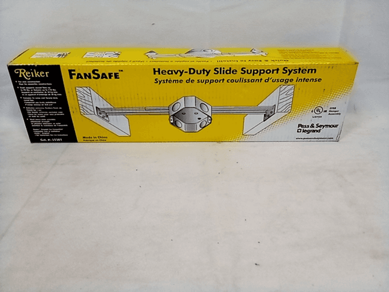 Pass & Seymour 55501 Reiker FanSafe Heavy-Duty Slide Fan Support ...