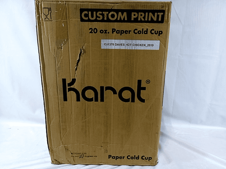 Karat Paper Cold Cup Pack - 20 oz, 1000 Qty. - Dutch Goat