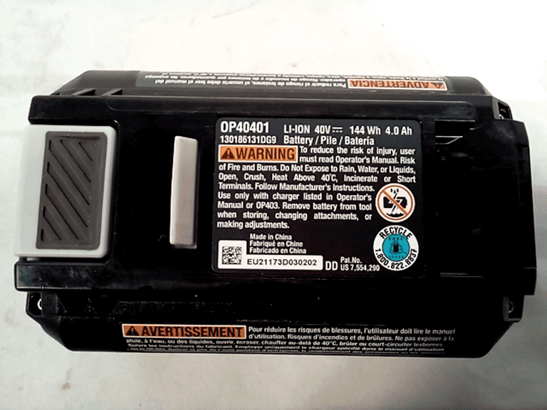 Ryobi OP4040, 40V 4.0 Ah Lithium-Ion Battery, Black, Multi-Color ...