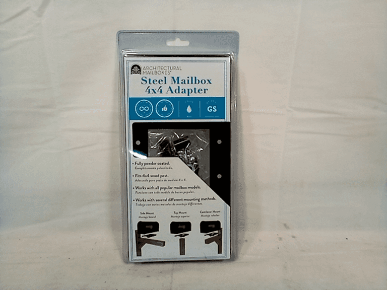 Architectural Mailboxes Steel Mailbox 4x4 Adapter Plate - Dutch Goat