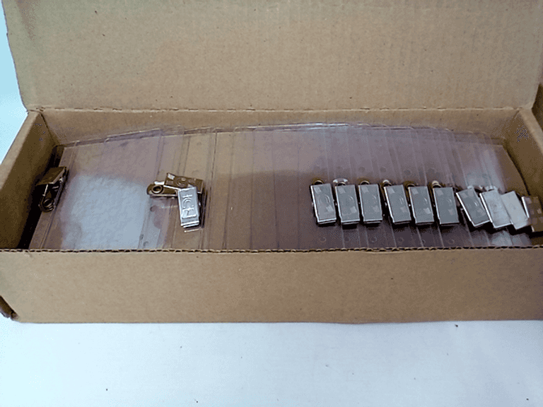 Lot of 2 - Name Tags with Clips Name Tag Holder - Dutch Goat