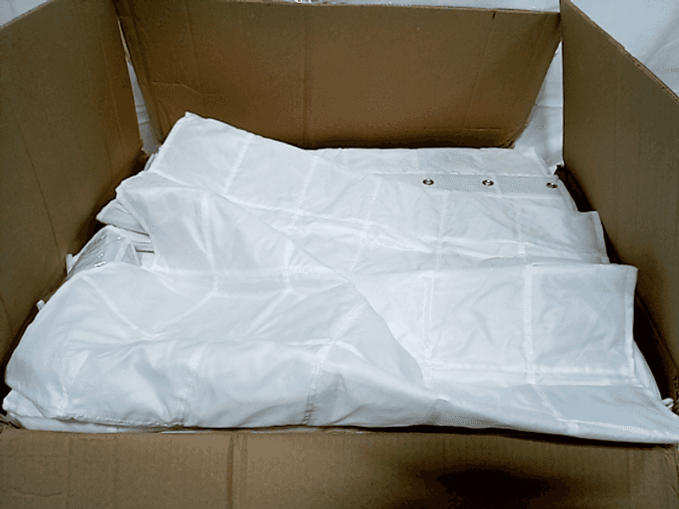Case of 23 - Over the Door White Hanging Storage Sheet - Dutch Goat