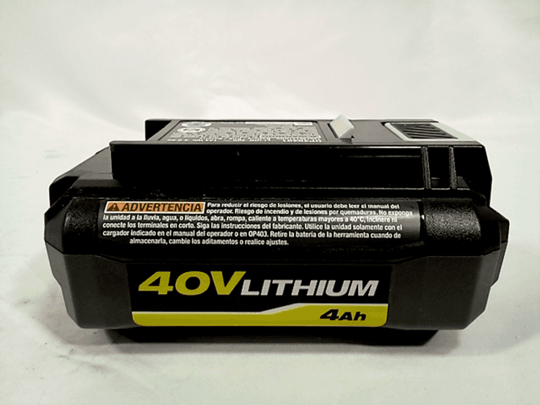 Ryobi OP4040, 40V 4.0 Ah Lithium-Ion Battery, Black, Multi-Color ...