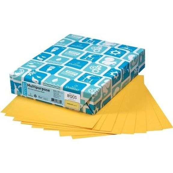 Pack of 4 - Domtar Earthchoice Colors Domtar Multipurpose Paper, 500 ...