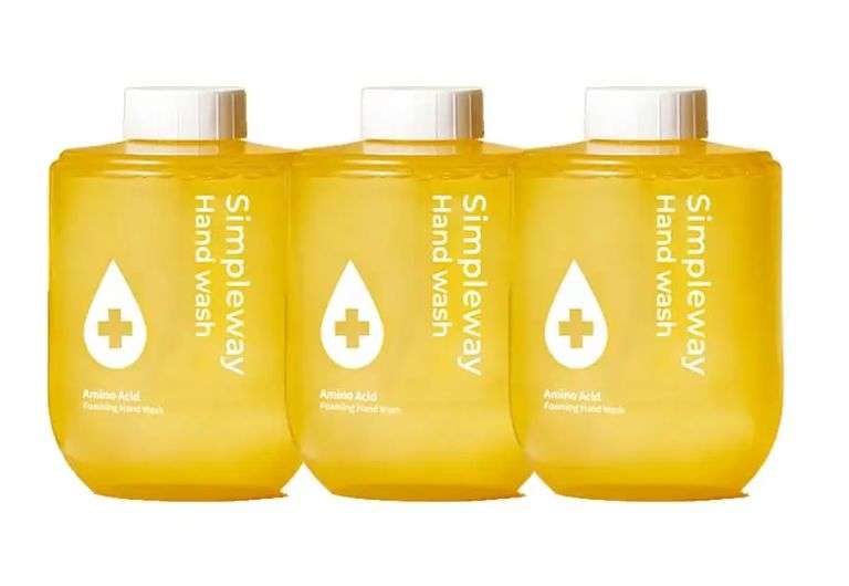 Xiaowei Simpleway Amino Acid Foaming Hand Wash Refill, 300ml/10.15oz, 3 ...