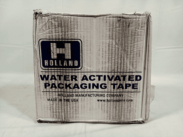 Holland H-20, Reinforced Water Activated Tape, 70mm x 375', 5 Mil, 8 ...