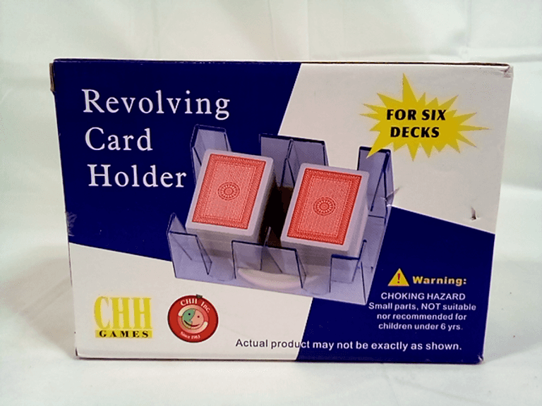 CHH, Dual Deck Revolving Card Holder, Clear - Dutch Goat