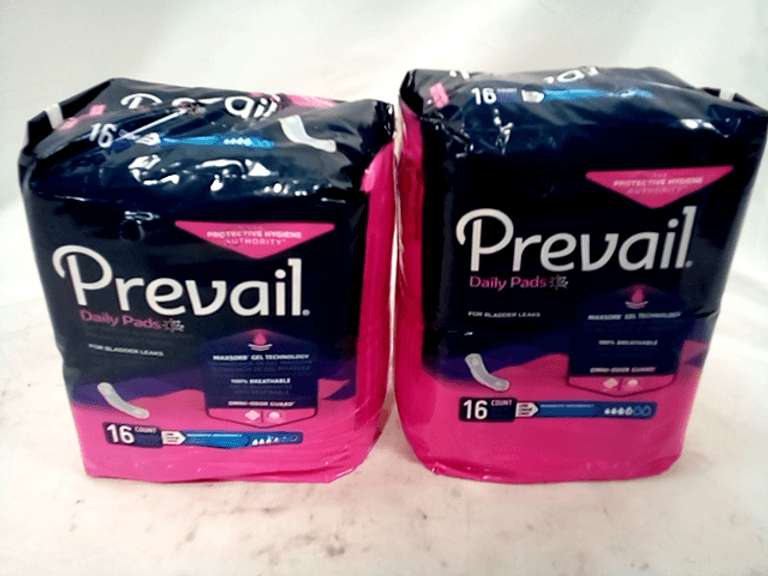Lot of 2 Prevail Incontinence Bladder Control Pads, 16 in Each - Dutch Goat