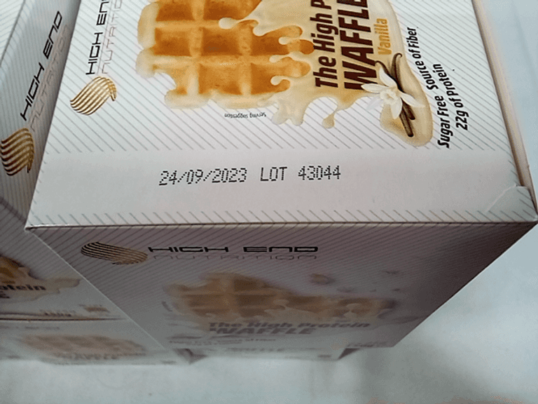 Lot of 20 - High End Nutrition The High Protein Waffle Pack - Dutch Goat