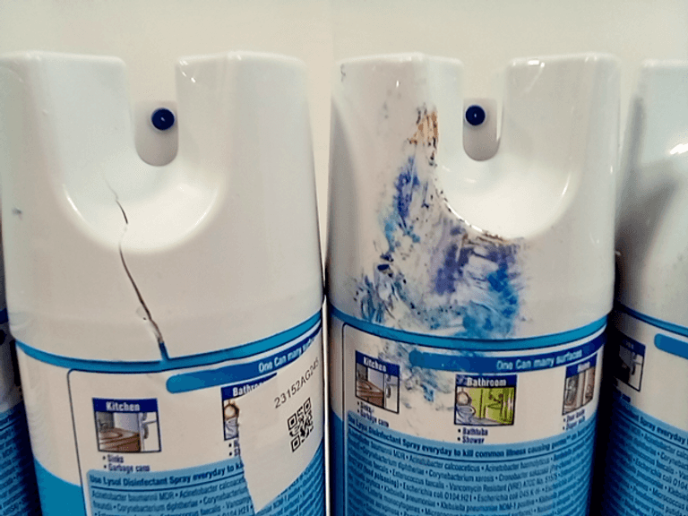 Lot of 4 - Lysol Disinfectant Spray 4pk - Dutch Goat
