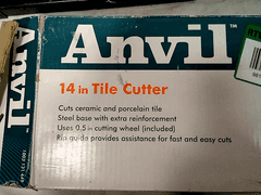 Anvil 14 in. Ceramic and Porcelain Tile Cutter - Dutch Goat