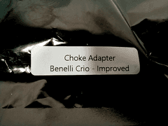 Silencer Central, Heavy Duty Choke Adapter, Size 4", Black - Dutch Goat