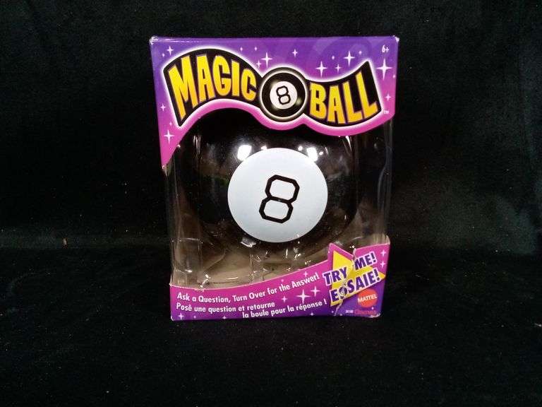 Magic 8 Ball Classic Fortune-Telling Novelty Toy, Black, White - Dutch Goat