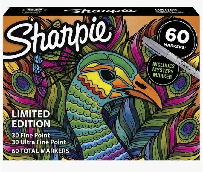 Sharpie Permanent Marks Limited Edition Set, 60-Count - Dutch Goat