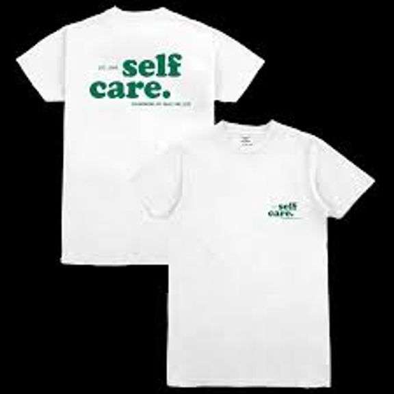 MacMiller Self Care Merch Tee Shirt, White Size Med - Dutch Goat