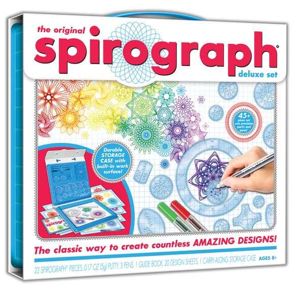 The Original Spirograph Kit 30+ Piece Drawing Set with Marker, Guide ...