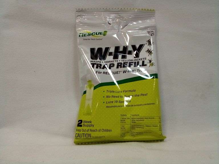 Lot of 5 - Rescue Wasps/Hornets/Yellow Jackets Trap Refill - Dutch Goat