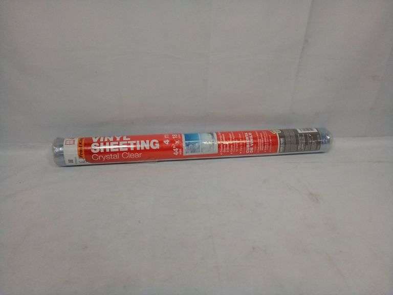 Frost King Crystal Clear Vinyl Sheeting, 44"x18'x4 Mil - Dutch Goat