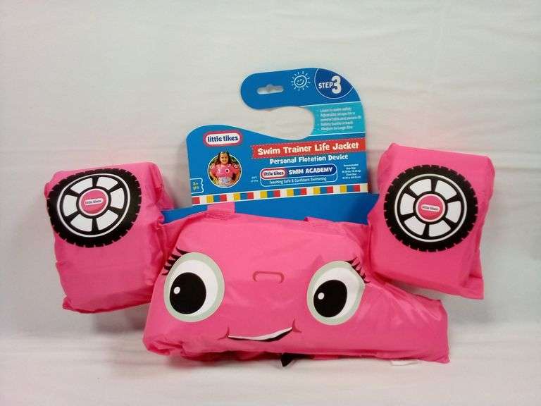 Poolcandy, Little Tikes Princess Cozy Arm Floatie Vest, Pink - Dutch Goat