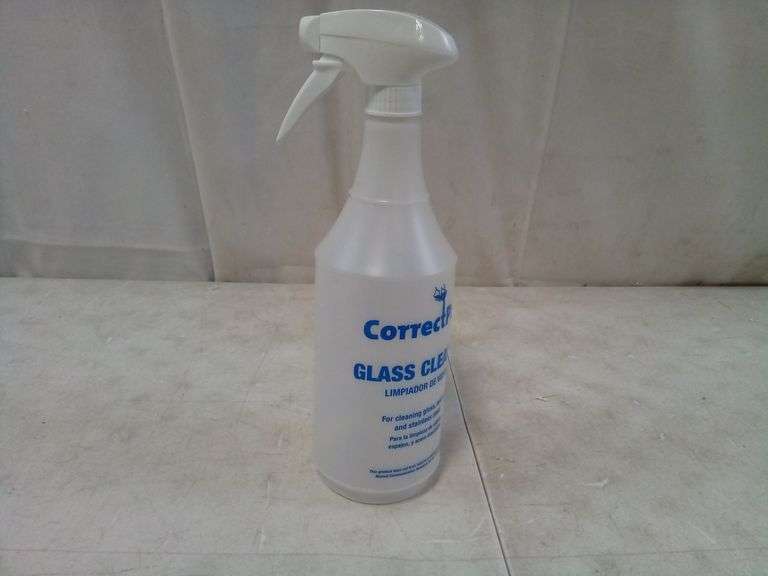 Lot of 80 - CorrectPac Glass Cleaner Spray Bottle - Empty - Dutch Goat