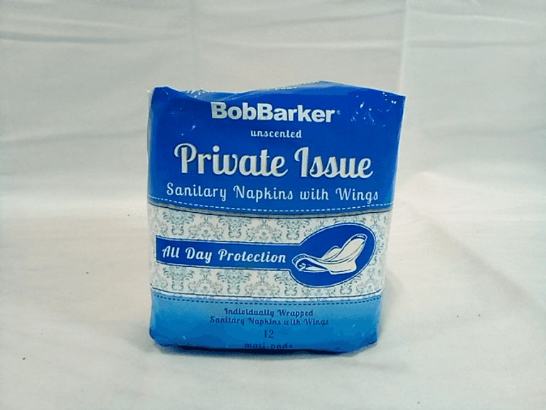 Bob Barker Unscented Private Issue Sanitary Napkins with Wings - 12 ...