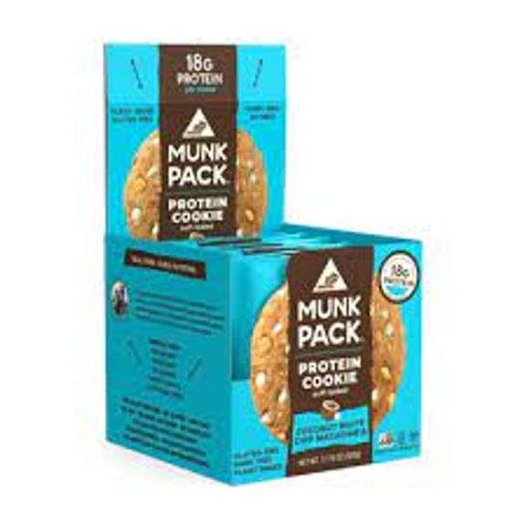 Munk Pack Protein Cookies Coconut White Chip Macadamia 6-Pack - Dutch Goat