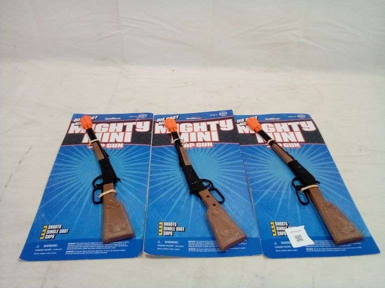 Parris Toys, Mighty Mini Cap Toy Gun, Lot Of 3, Multi-Color - Dutch Goat