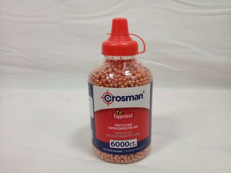 Crosman, Copper Head Precision Copper Coated Steel BB's, 6000 Count ...