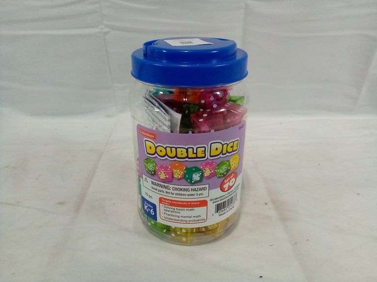 Lakeshore, Double Dice, Set Of 70, Multi-Color - Dutch Goat