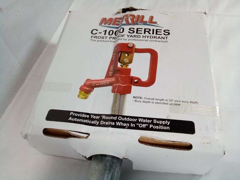 Merrill MFG CNL7501, No Lead Frost Proof CNL-1000 Series Yard Hydrant ...