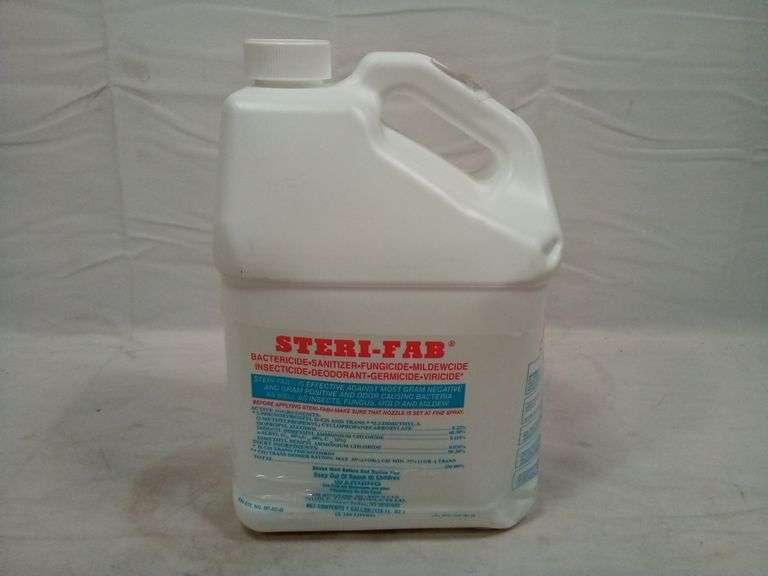 Steri-Fab Bactericide Sanitizer Fungicide Mildewcide Insecticide ...