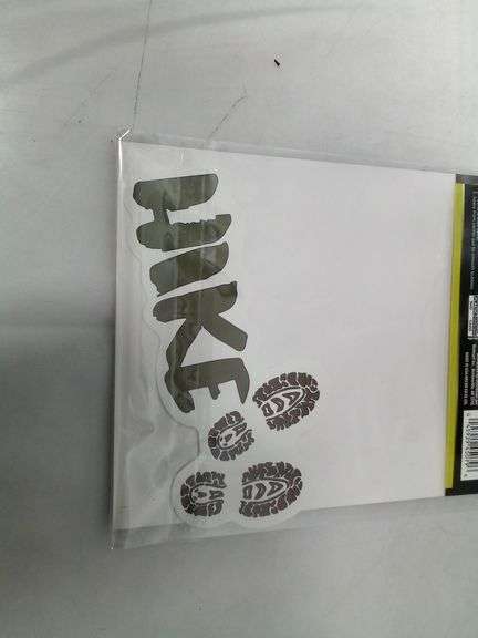 Lot of 4 - Auto Drive Hike with Boot Prints Vinyl Automotive Decals ...