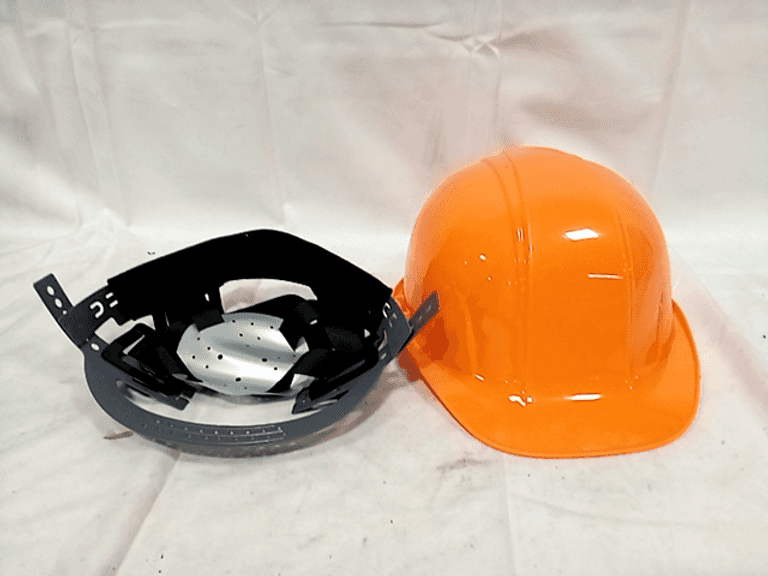 Pyramex SL Series Cap Style Hard Hat in Orange, 4Pt Snaplock Suspension ...