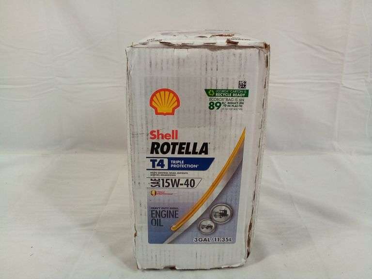 Shell Rotella T4 Triple Protection Heavy Duty Diesel Engine Oil, SAE ...