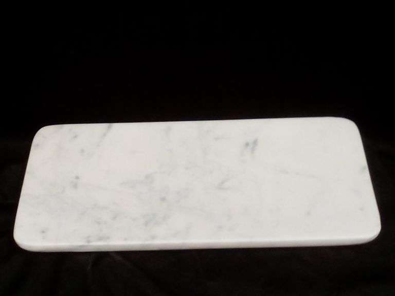 CB2, Nexus Marble Tank Vanity Tray, White - Dutch Goat