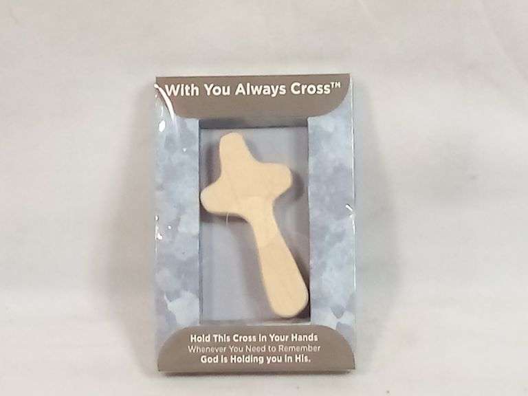 DaySpring, 'With You Always Cross' Handheld Wooden Holding Cross Sign ...