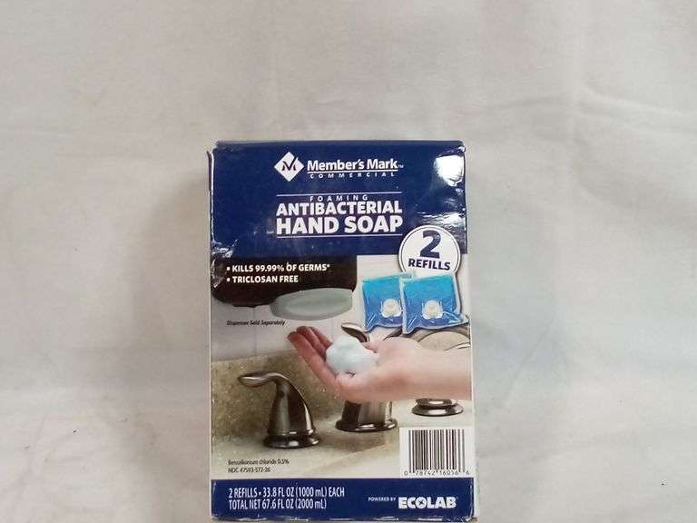 Member's Mark, Commercial Foaming Antibacterial Hand Soap, 2 Pack ...