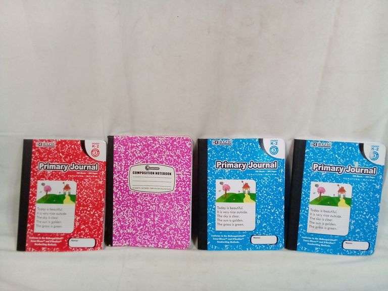 Assortment Of Hard Cover Primary Journals And Composition Notebooks ...