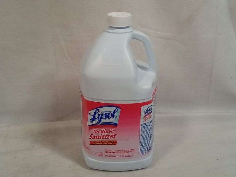 Lysol Professional, No Rinse Disinfectant Concentrate Sanitizer, 128 Fl ...