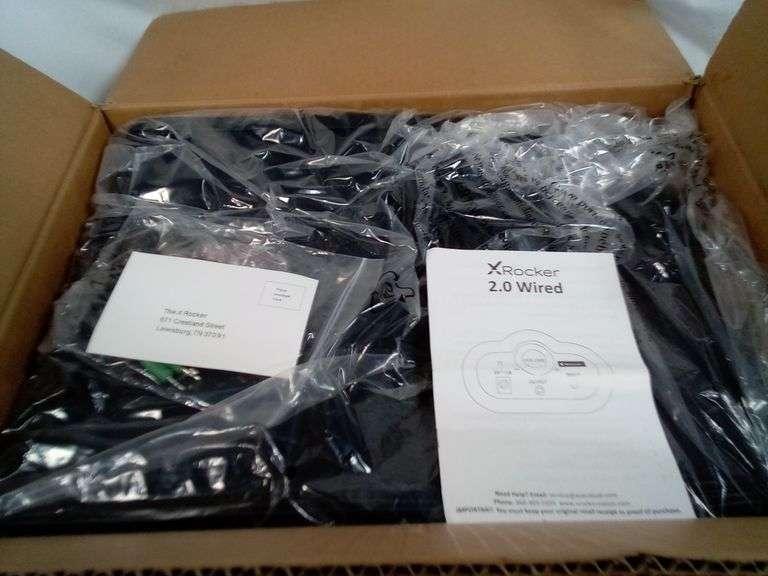 X Rocker, 2.0 Wired Extreme Foldable Gaming Rocking Floor Chair - Dutch ...