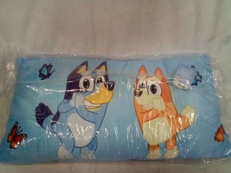 Bluey, Cloud Body 3D Cartoon Pillow, 18" x 36" - Dutch Goat