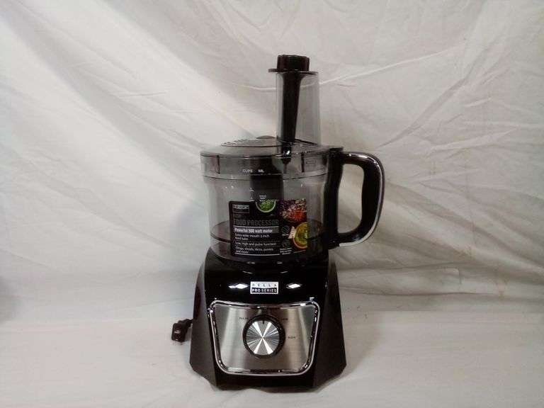 Bella, Pro Series 8 Cup Food Processor, 500W Motor, Black - Dutch Goat