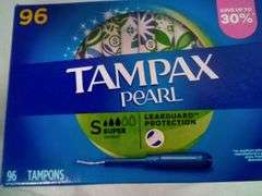 Tampax Pearl Super Absorbency Tampons with LeakGuard Protection – 96 ...