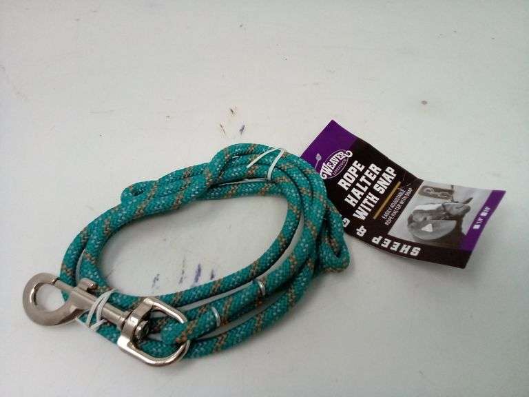 Weaver Livestock Sheep & Goat Rope Halter with Snap - Dutch Goat