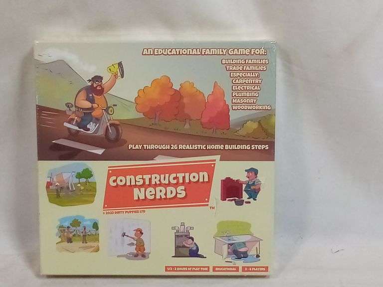 Construction Nerds, Educational Family Board Game - Dutch Goat