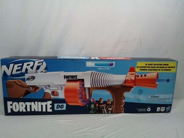Nerf, Fortnite DG Dart Blaster, 15 Dart Pump Action Game - Dutch Goat
