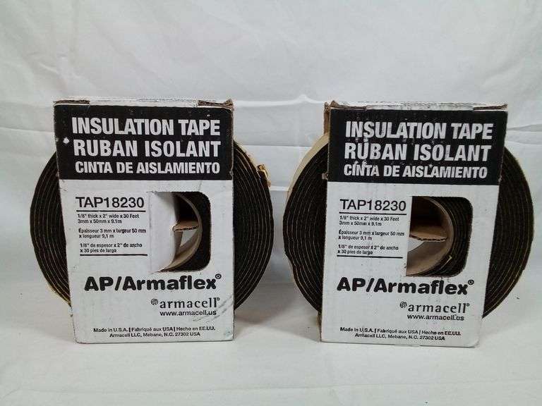 Lot of 2 Armacell AP/Armaflex Insulation Tape – 1/8" x 2" x 30 ...