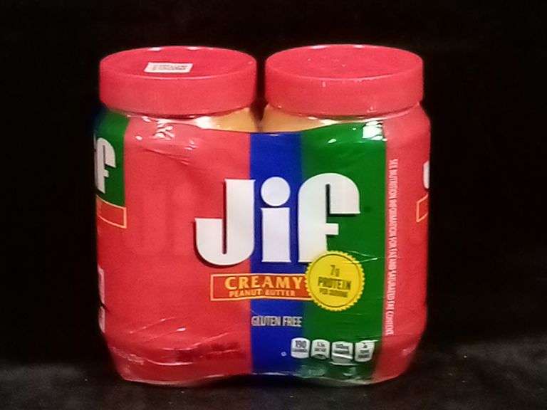 Jif, Creamy Peanut Butter Twin Pack, Gluten Free, 48 Oz, 2 Jars - Dutch ...